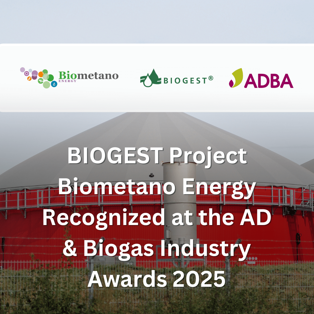 BIOGEST Recognized at the AD & Biogas Industry Awards 2025 - Biogas ...
